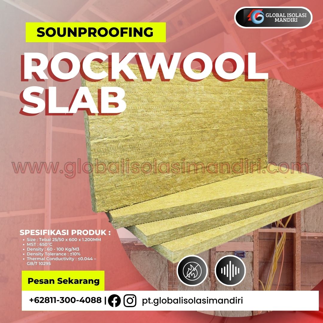 Harga Rockwool Lembar Tebal 5cm Bali Terbaik - Rockwool Bali Insulation