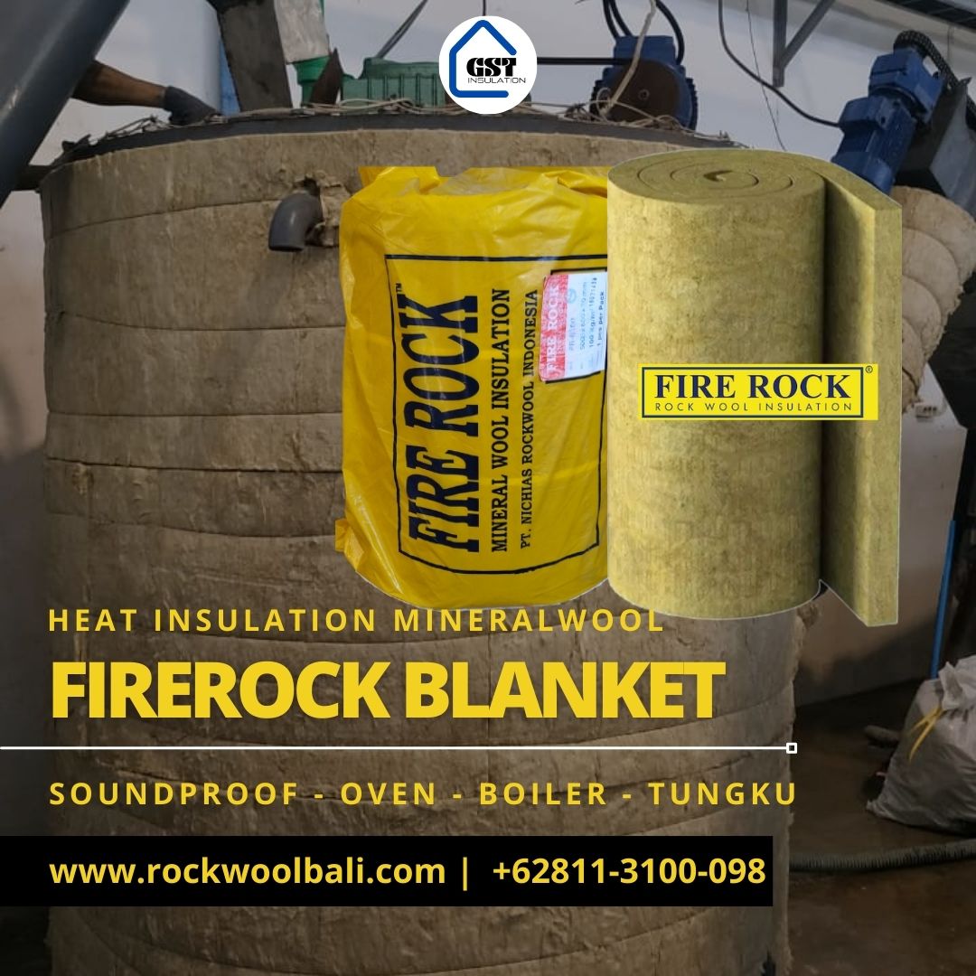 Rockwool Firerock Blanket 5cm Diskon - Rockwool Bali Insulation