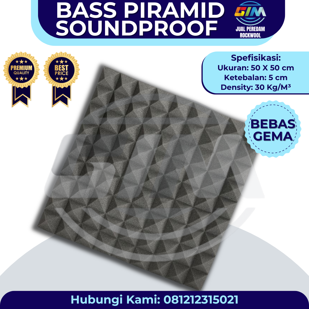 PEREDAM BUSA PYRAMID MURAH DAN BERKUALITAS KETEBALAN 3 CM & 5CM ...