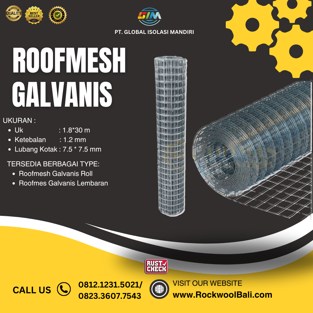 ROOFMESH MURAH DAN BERKUALITAS 2024 - Rockwool Bali Insulation